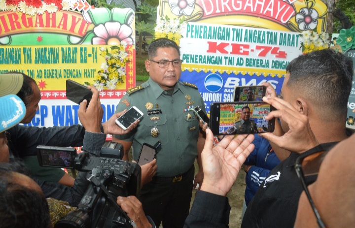 Kapendam IV/Diponegoro Pimpin Tasyakuran HUT Ke-74 Penerangan TNI AD | Pilarjateng.com